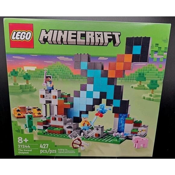 Lego | Toys | Lego Minecraft The Sword Outpost 2244 New With Mini Figs ...